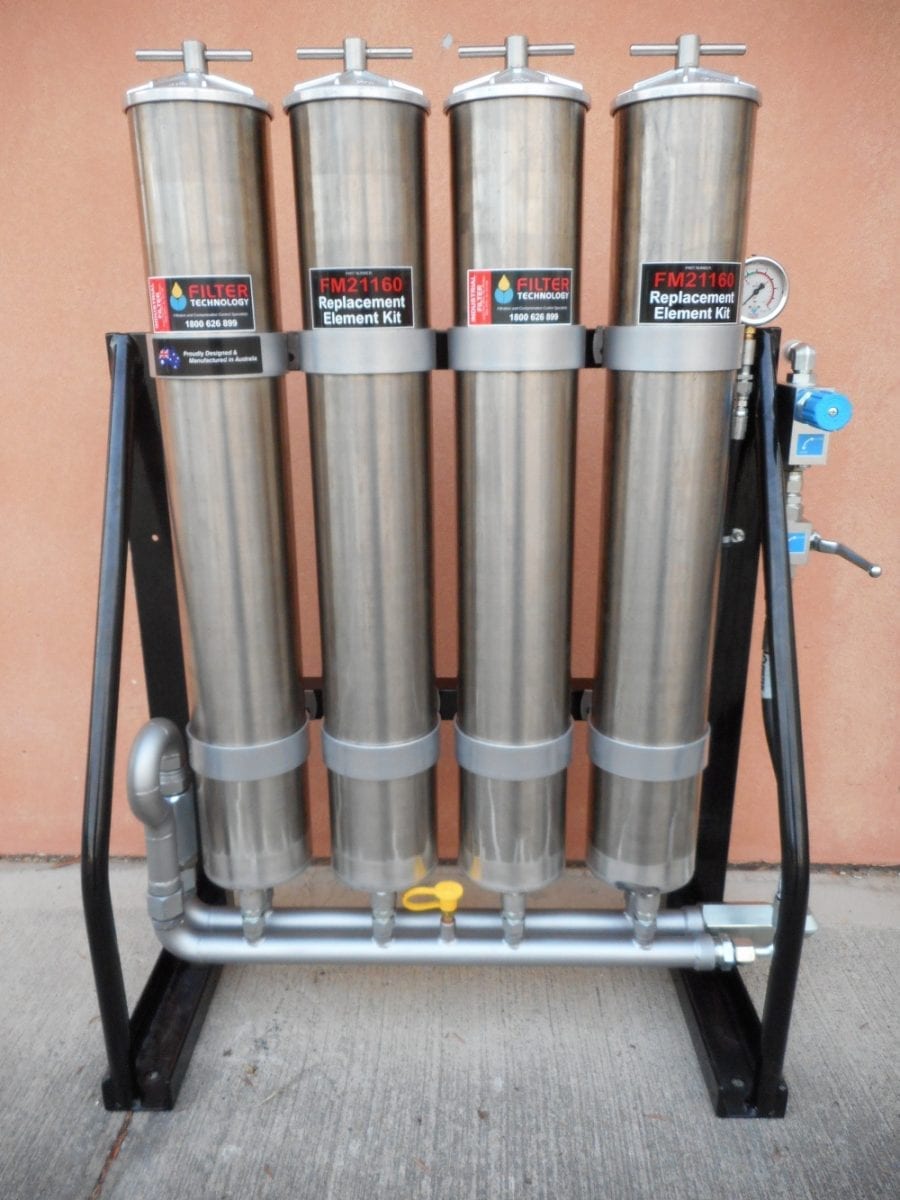 FM40445 Fixed Hydraulic Filtration Unit - Filter Technology Australia